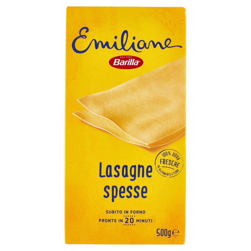 Lasagne Barilla Emiliane Pasta all'uovo online | Conad