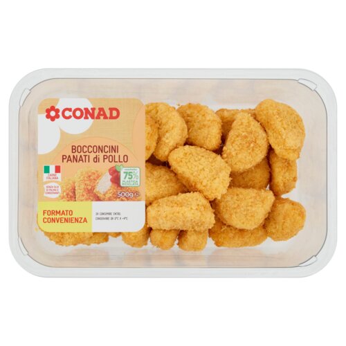 Bocconcini Panati di Pollo 300 g Conad online | Conad