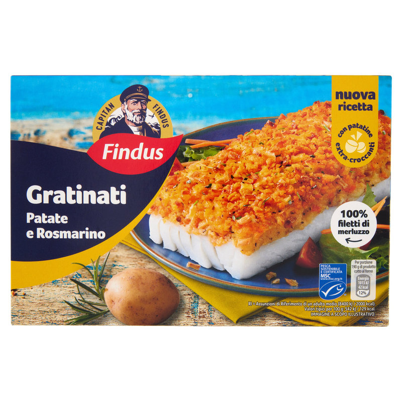 Capitan Findus Merluzzo con Patate e Rosmarino | Conad