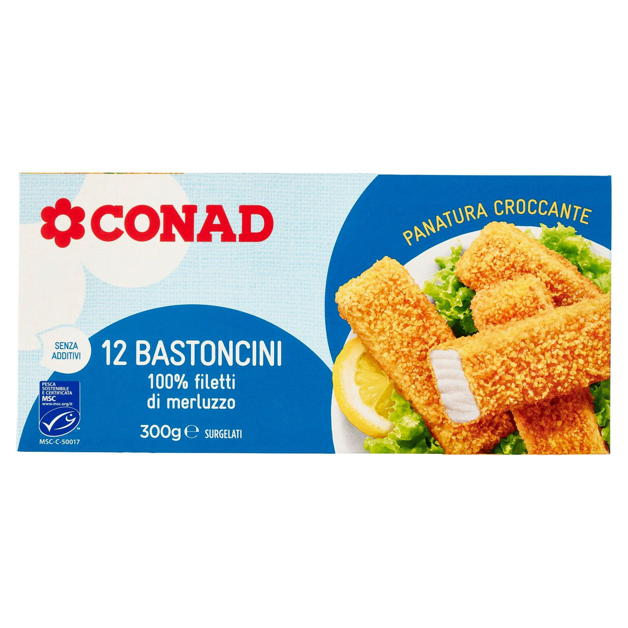 12 Bastoncini di 100% merluzzo Surgelati Conad | Conad