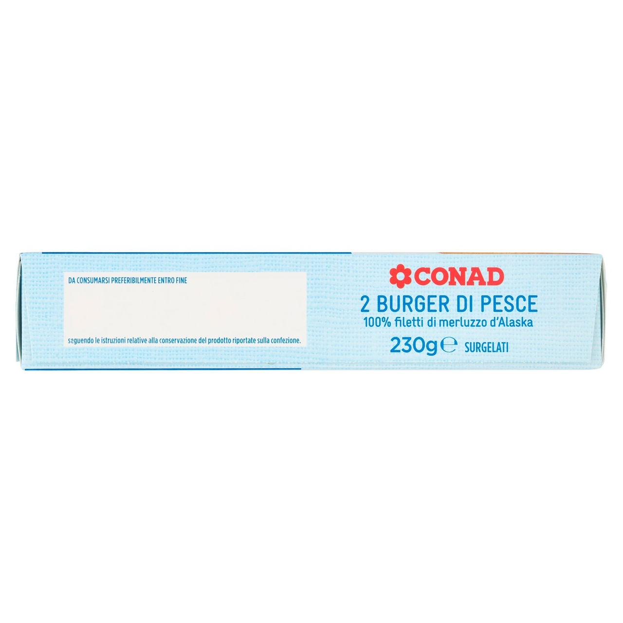 2 Burger di Pesce Surgelati 230 g Conad | Conad