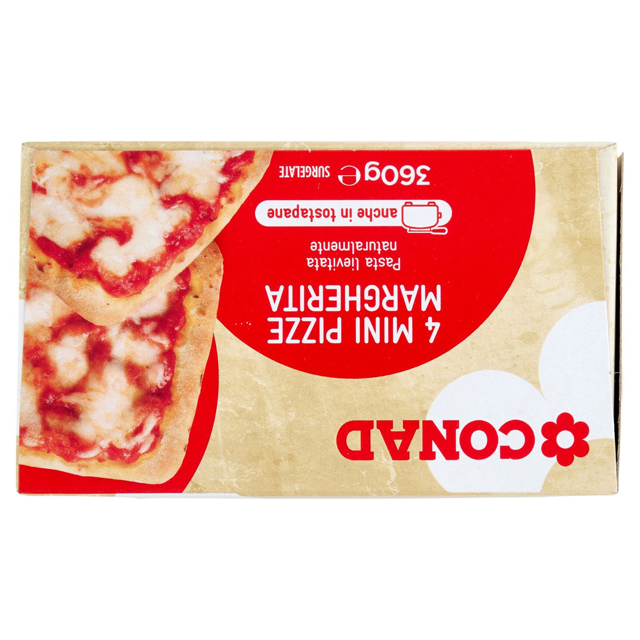 4 Mini Pizze Margherita Conad in vendita online | Conad