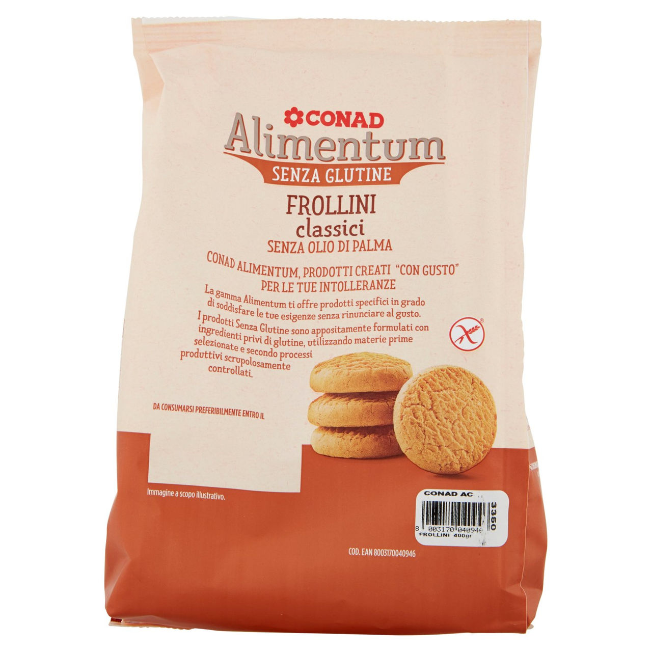 Frollini classici 400 g Alimentum Conad | Conad