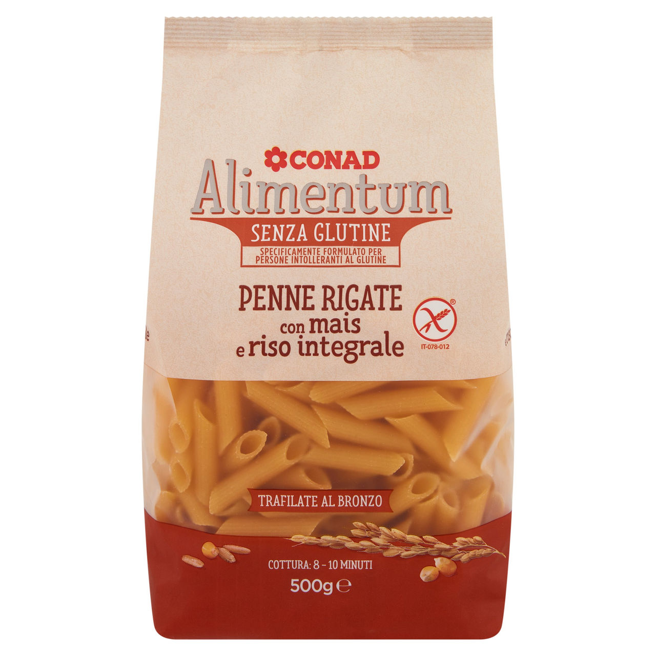 Penne Rigate Senza Glutine 500g Conad online | Conad