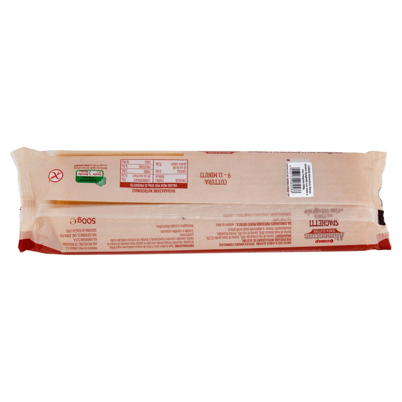 Spaghetti Senza Glutine Mais Riso Integrale Conad | Conad