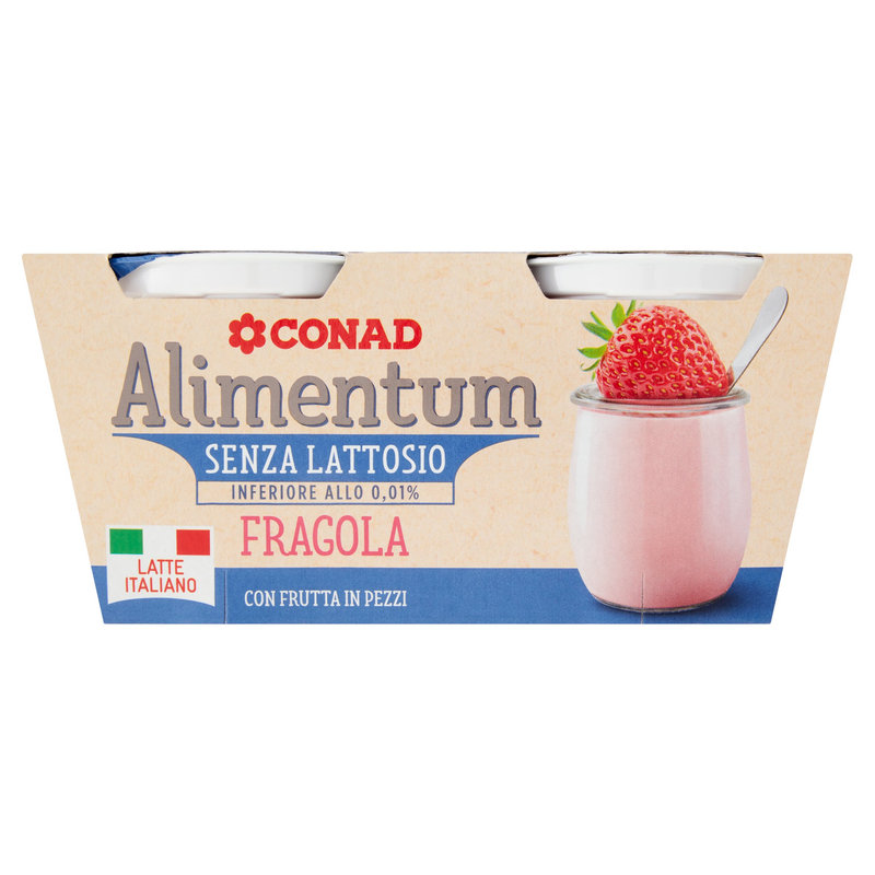 Alimentum Senza Lattosio Fragola 2 x 125 g Conad | Conad