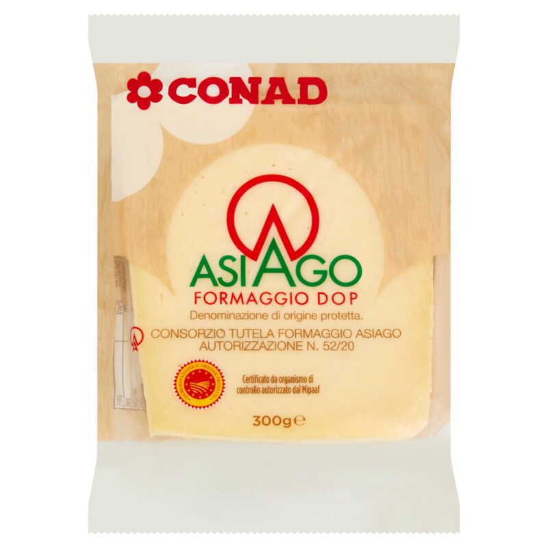 Asiago Formaggio DOP 300 g Conad in vendita online | Conad