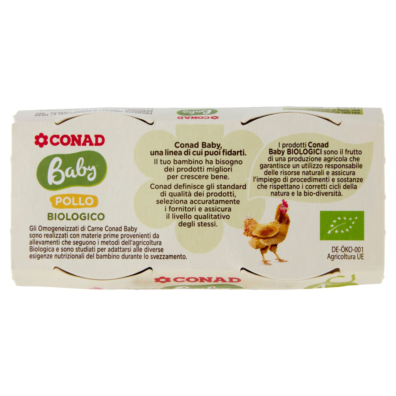 Omogeneizzato di Carne di Pollo Biologico Conad | Conad