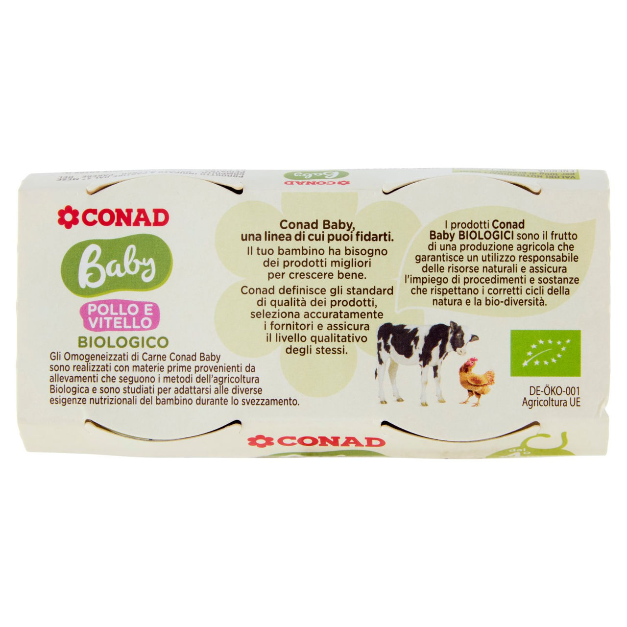 Omogeneizzato Pollo e Vitello Conad online | Conad