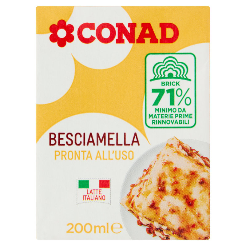 Besciamella per Cucinare 200 ml Conad | Conad
