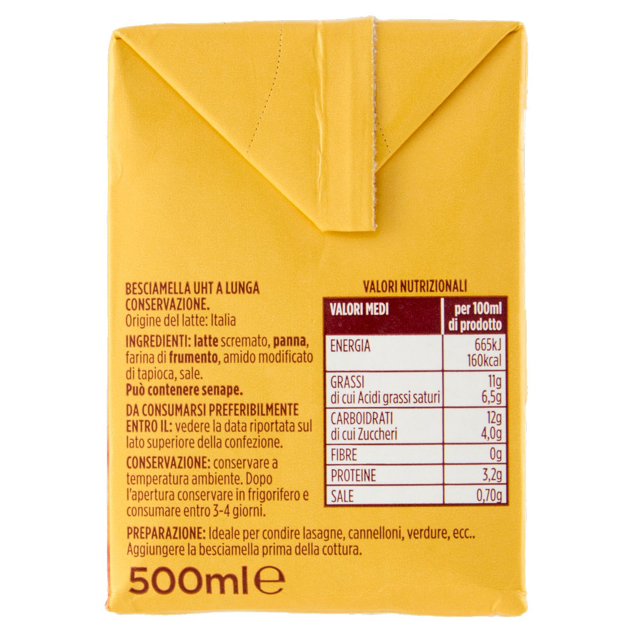 Besciamella per Cucinare 500 ml Conad | Conad