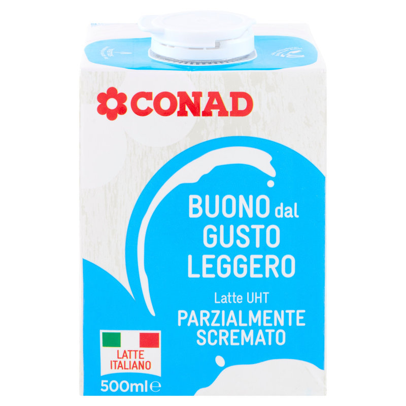 Latte UHT Parzialmente scremato 500 ml Conad | Conad