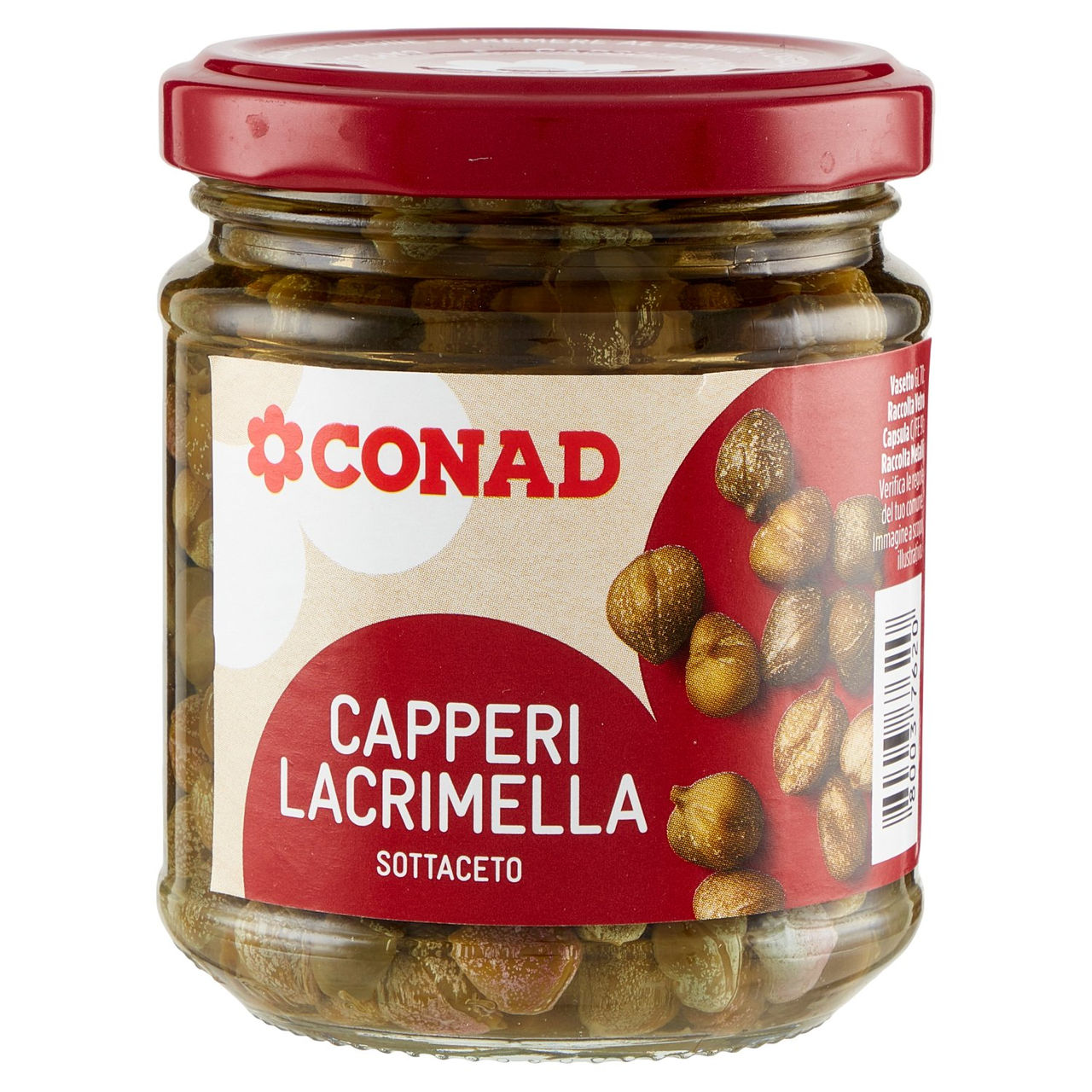 Capperi Lacrimella Sottaceto 210 g Conad online | Conad