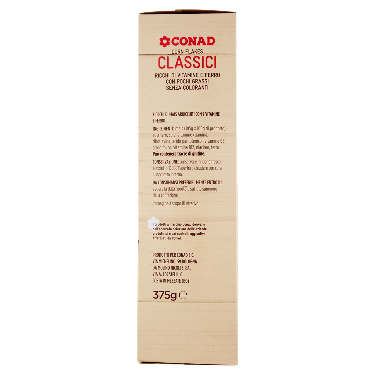 Corn Flakes Classici 375 g Conad | Conad
