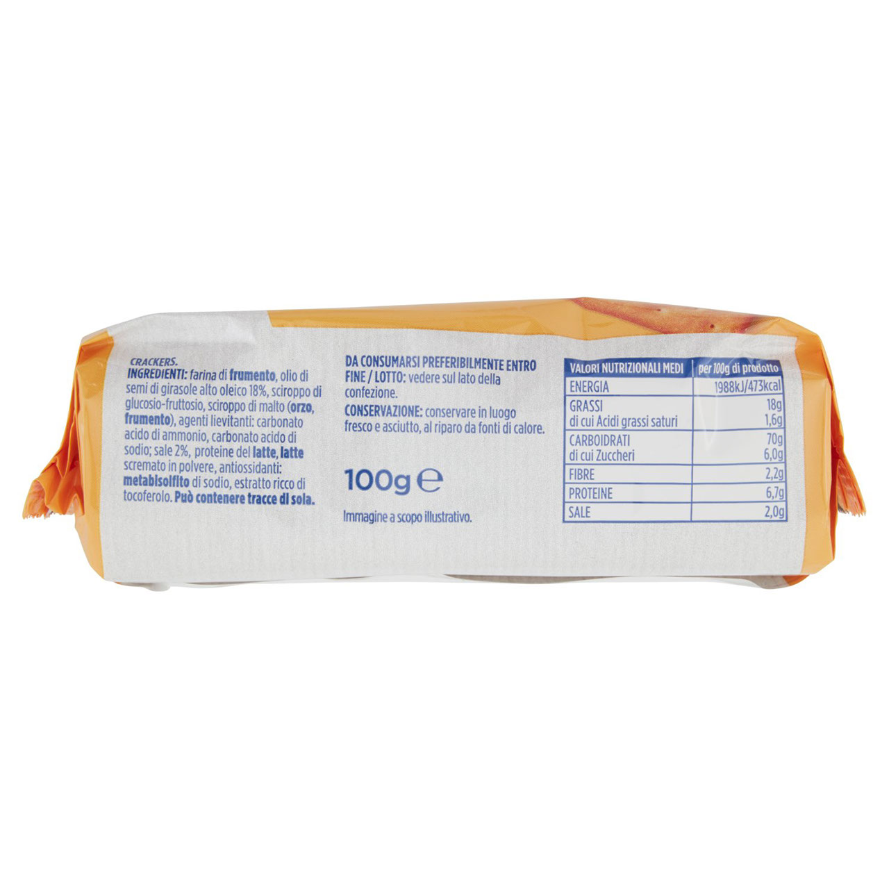 Cracker Snack 100 g Conad in vendita online | Conad