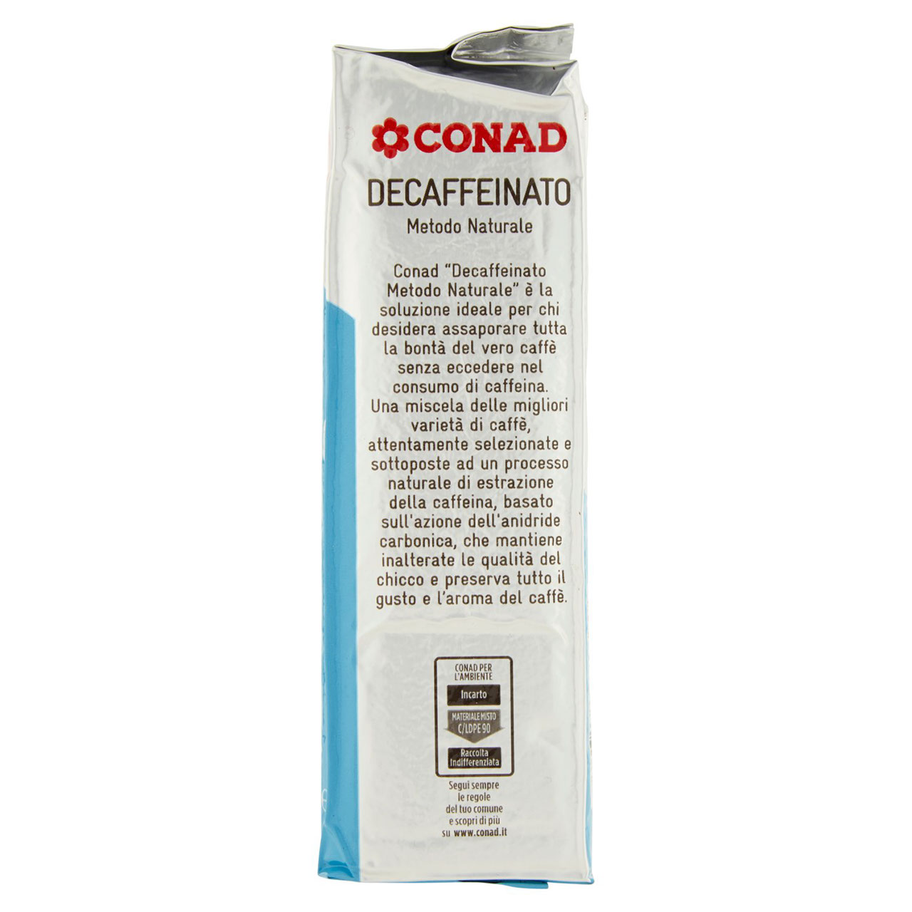 Decaffeinato Metodo Naturale g 250 Conad | Conad