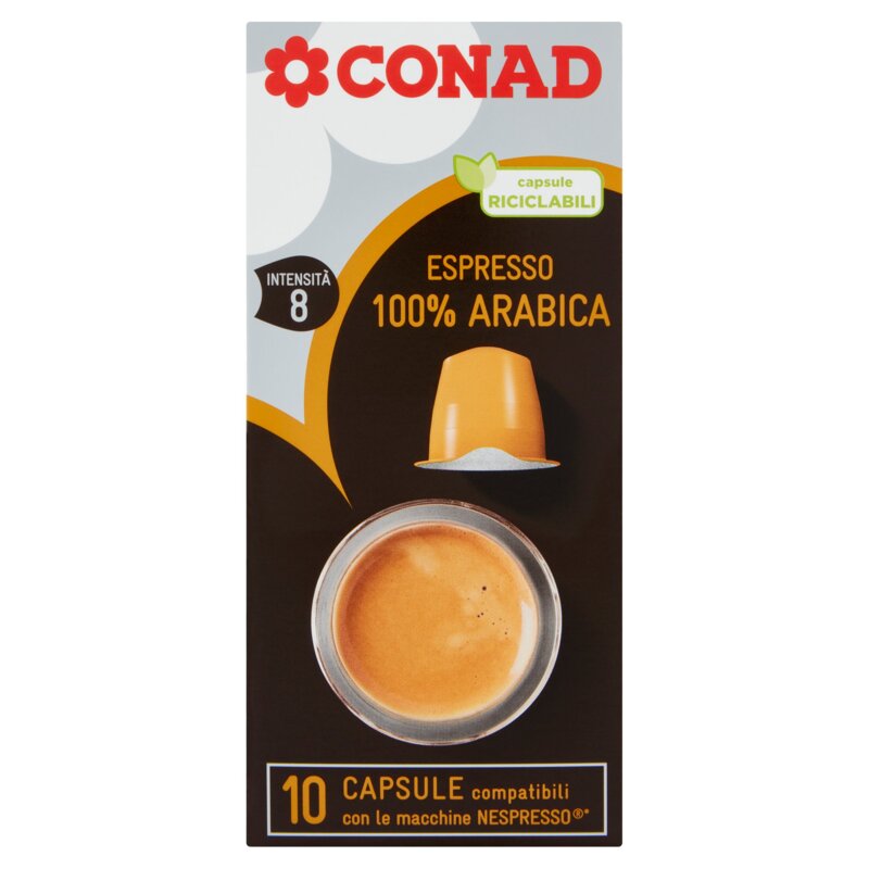 Capsule Arabica per macchine Nespresso 50 g Conad | Conad