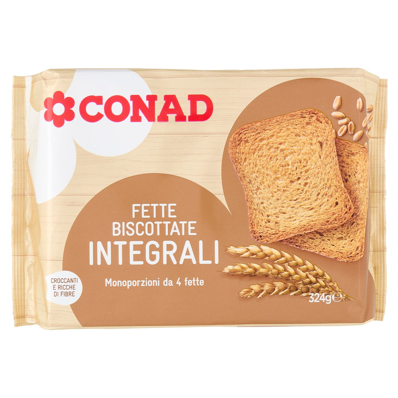 Fette Biscottate Integrali 324 g Conad | Conad