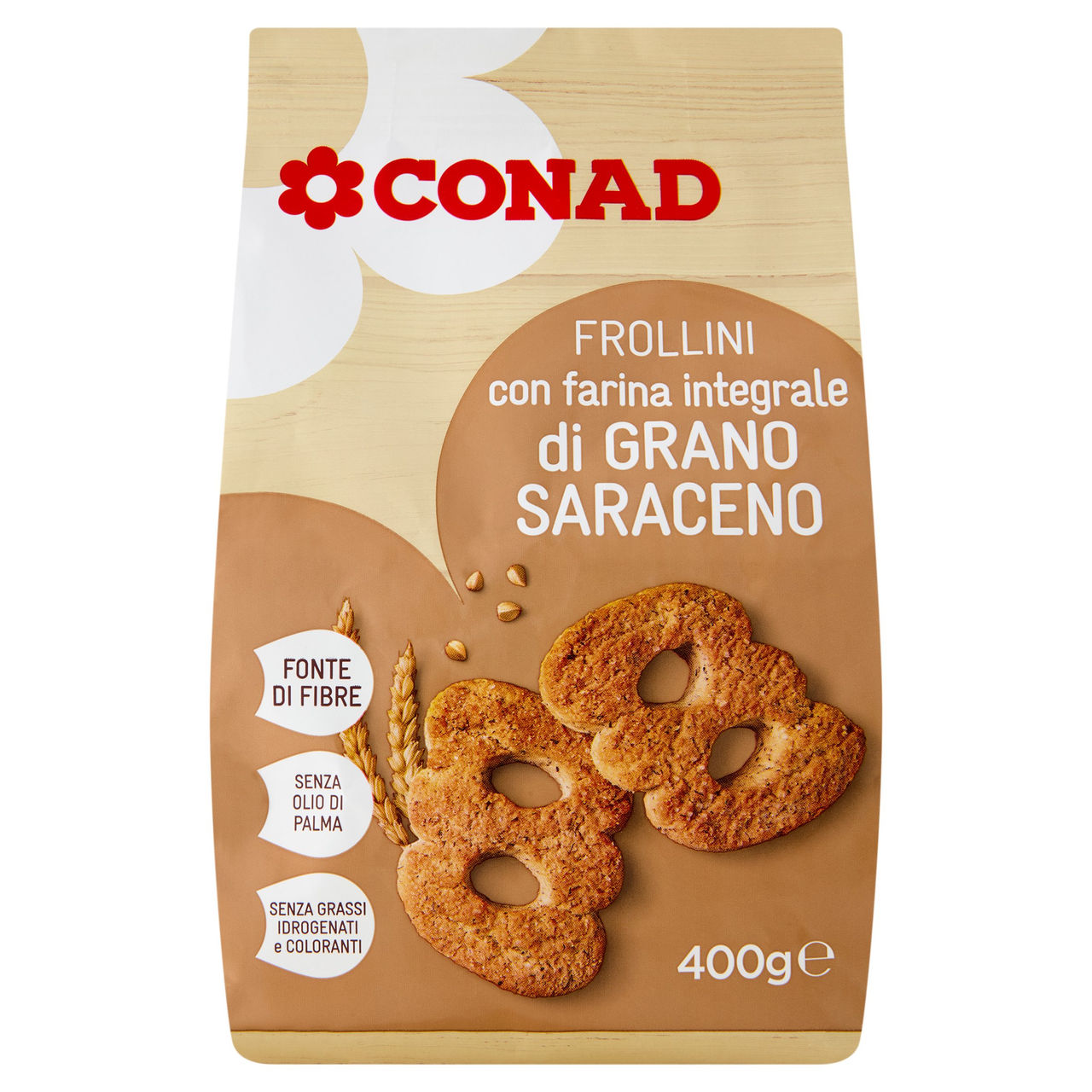 Frollini con Farina Integrale Grano Saraceno Conad | Conad