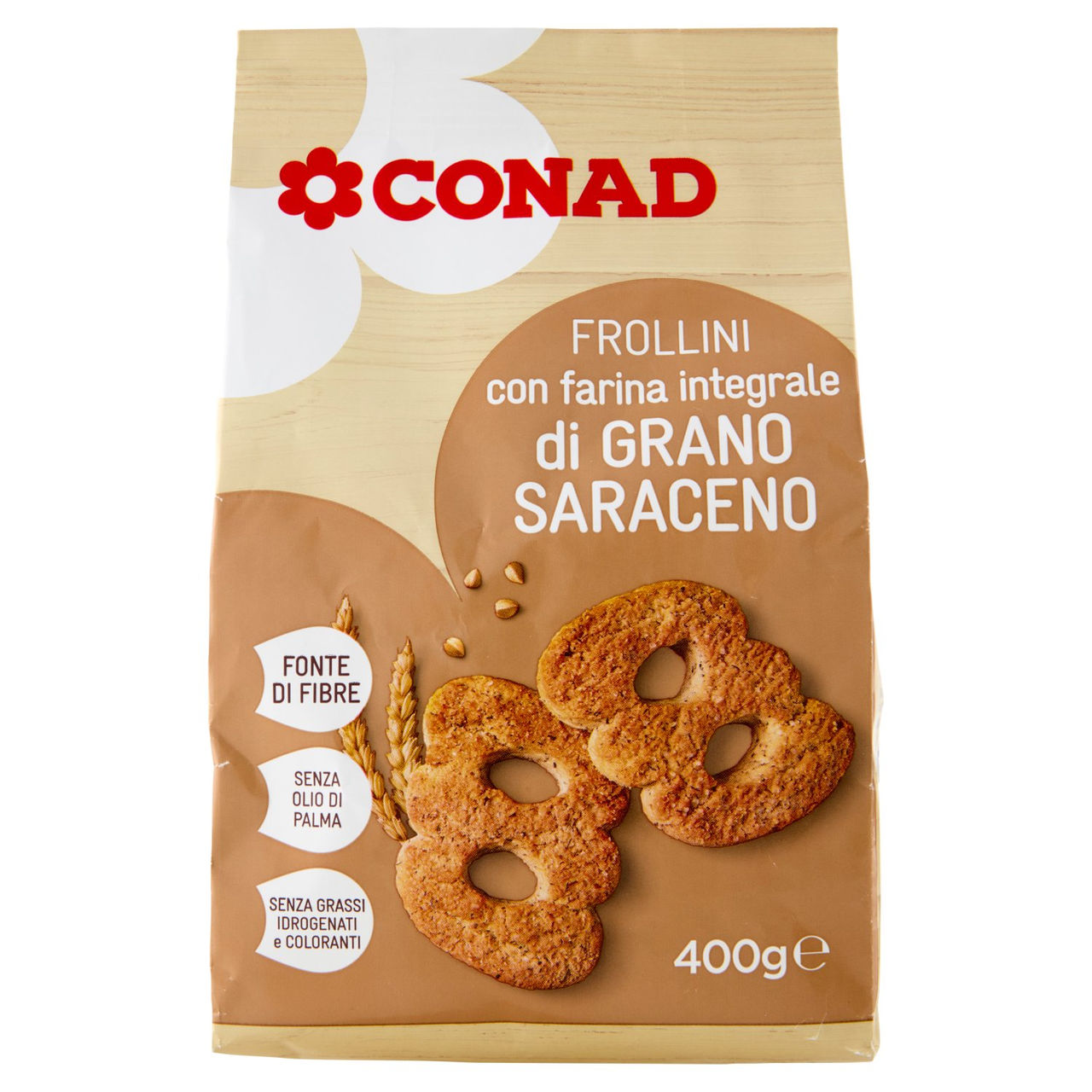 Frollini con Farina Integrale Grano Saraceno Conad | Conad