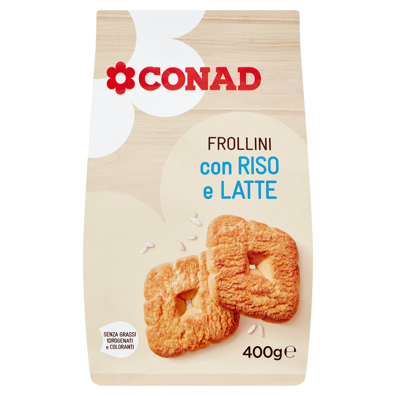 Frollini con Riso e Latte 400 g Conad online | Conad