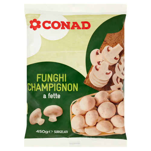 Funghi Champignon a fette Surgelati 450 g Conad | Conad