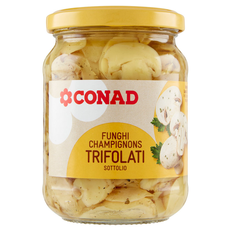 Funghi Champignons Trifolati Sottolio 285 g | Conad