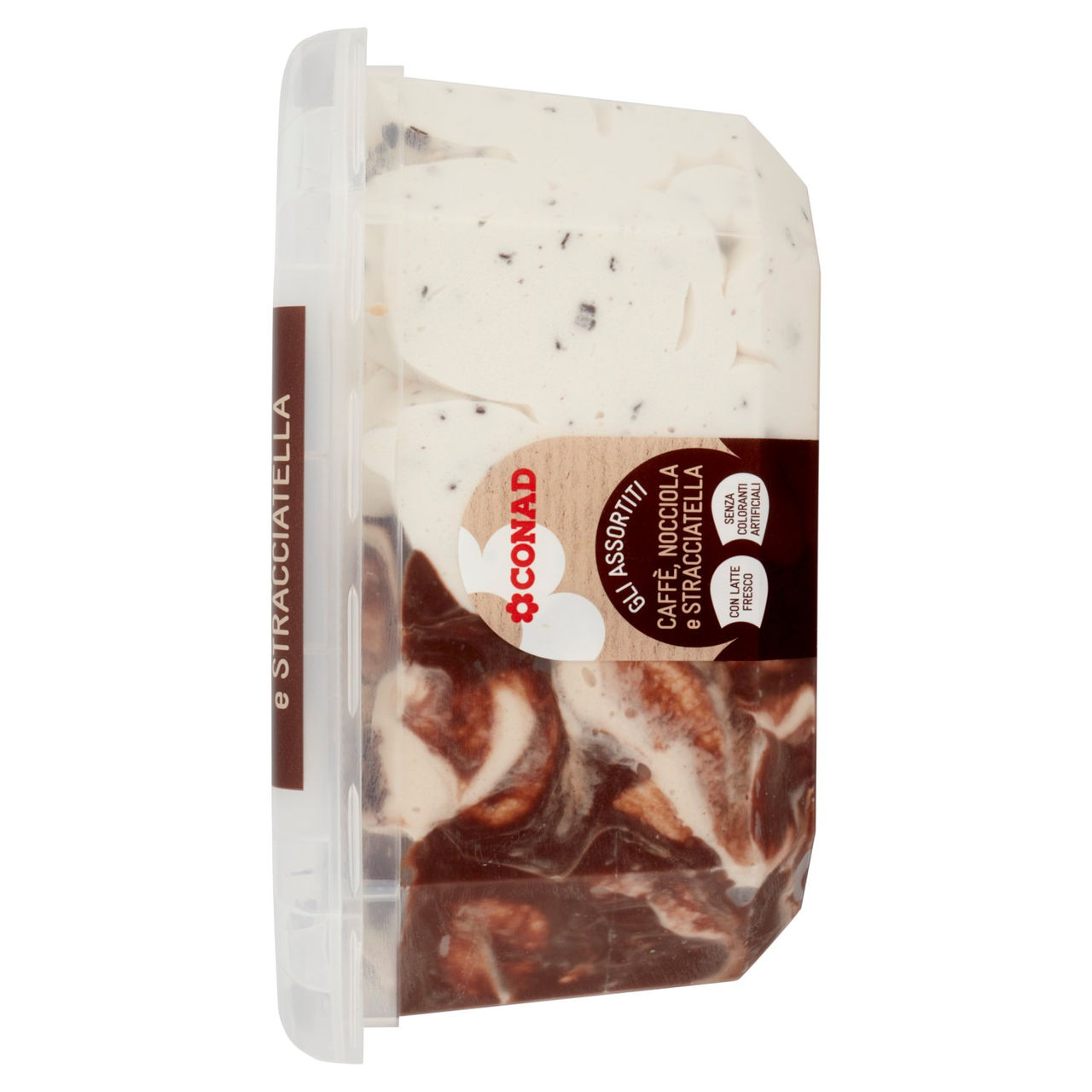 Gelato Caffè, Nocciola e Stracciatella 1 kg Conad | Conad