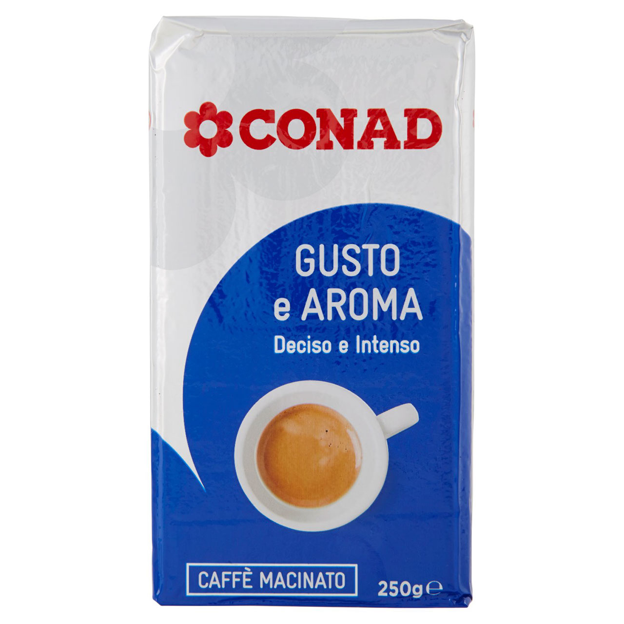 Deciso e Intenso Caffè Macinato 250 g Conad online | Conad