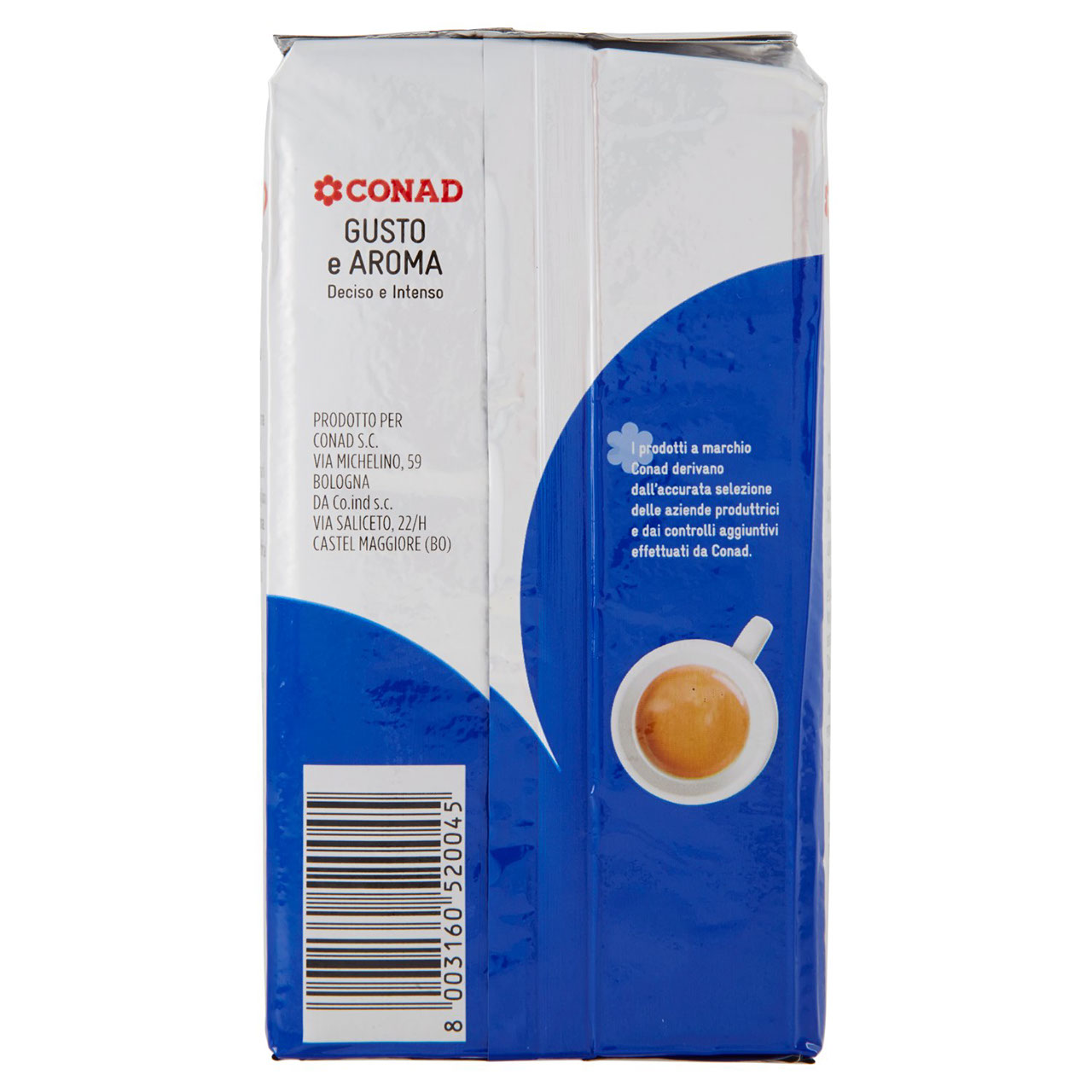 Deciso e Intenso Caffè Macinato 250 g Conad online | Conad