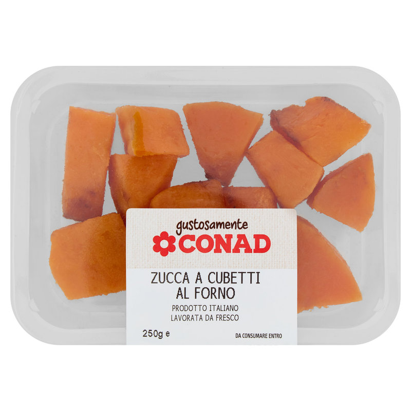 Zucca Al Forno A Cubetti 250g Conad In Vendita Online | Conad
