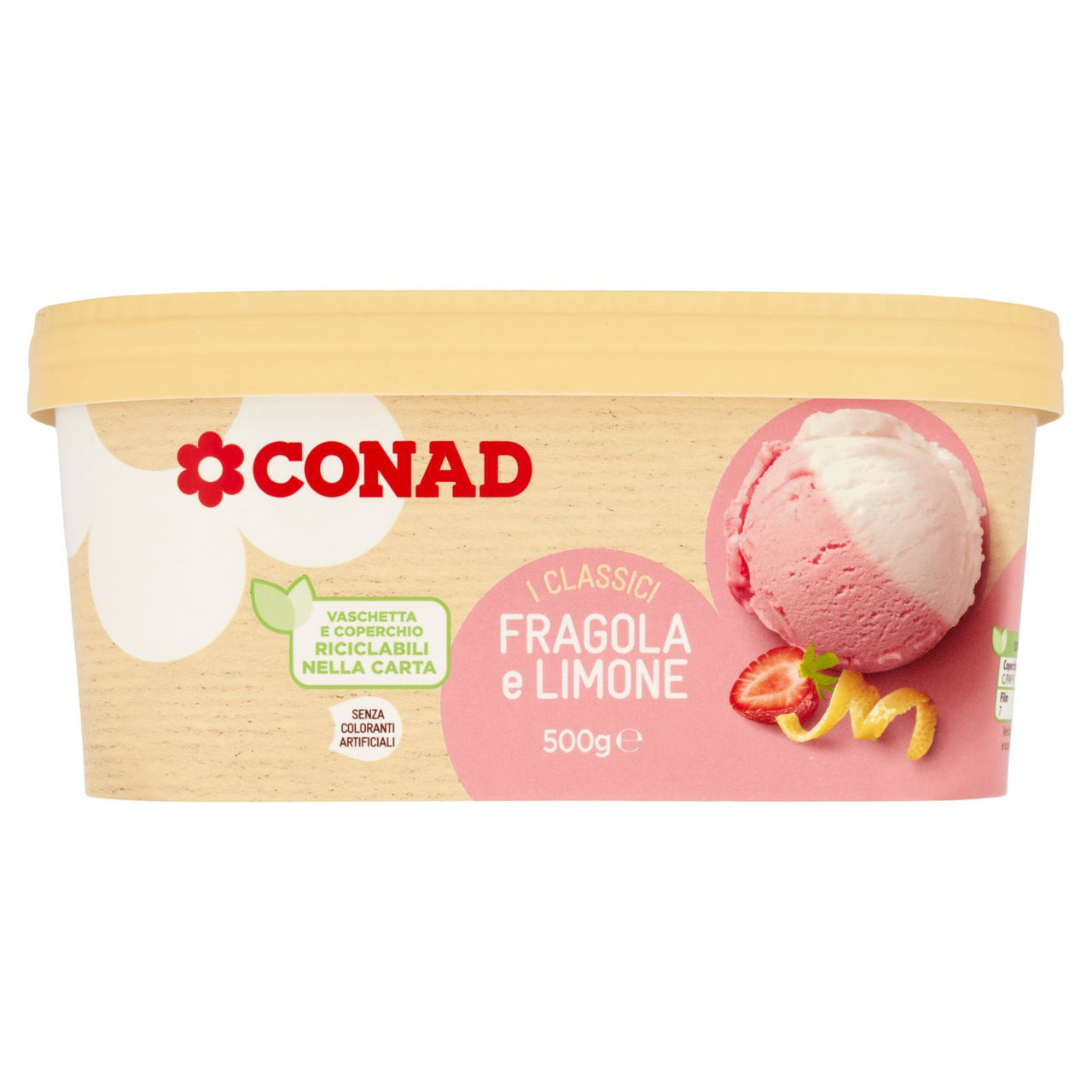 Gelato Fragola e Limone Conad in vendita online | Conad