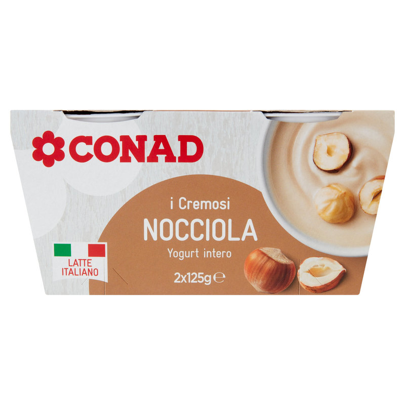 Yogurt Intero alla Nocciola 2x125 g Conad online | Conad
