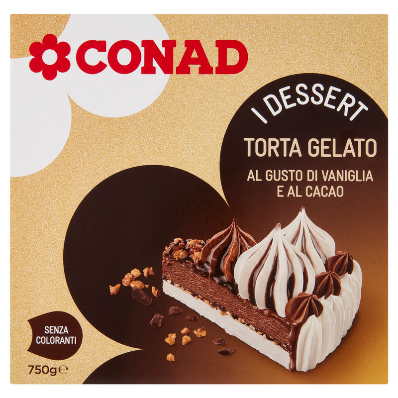 Torta Gelato al Gusto di Vaniglia e al Cacao Conad | Conad