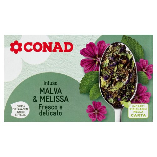 Infuso Malva & Melissa 20 filtri da 2,5 g Conad | Conad