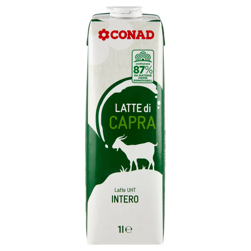 CONAD Latte di Capra Latte UHT Intero 1 l | Conad