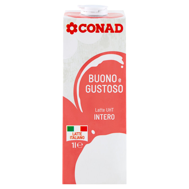 Latte UHT Intero Buono e Gustoso 1 l Conad | Conad