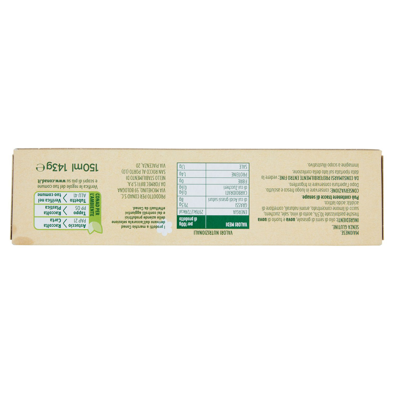 Maionese 143 g Conad in vendita online | Conad