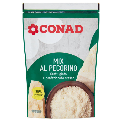 Formaggio Grattugiato Mix al Pecorino 100g Conad | Conad