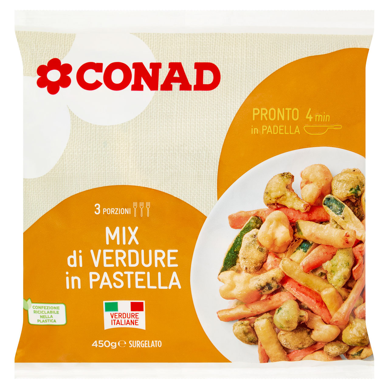 Mix di Verdure in Pastella Surgelato Conad online | Conad