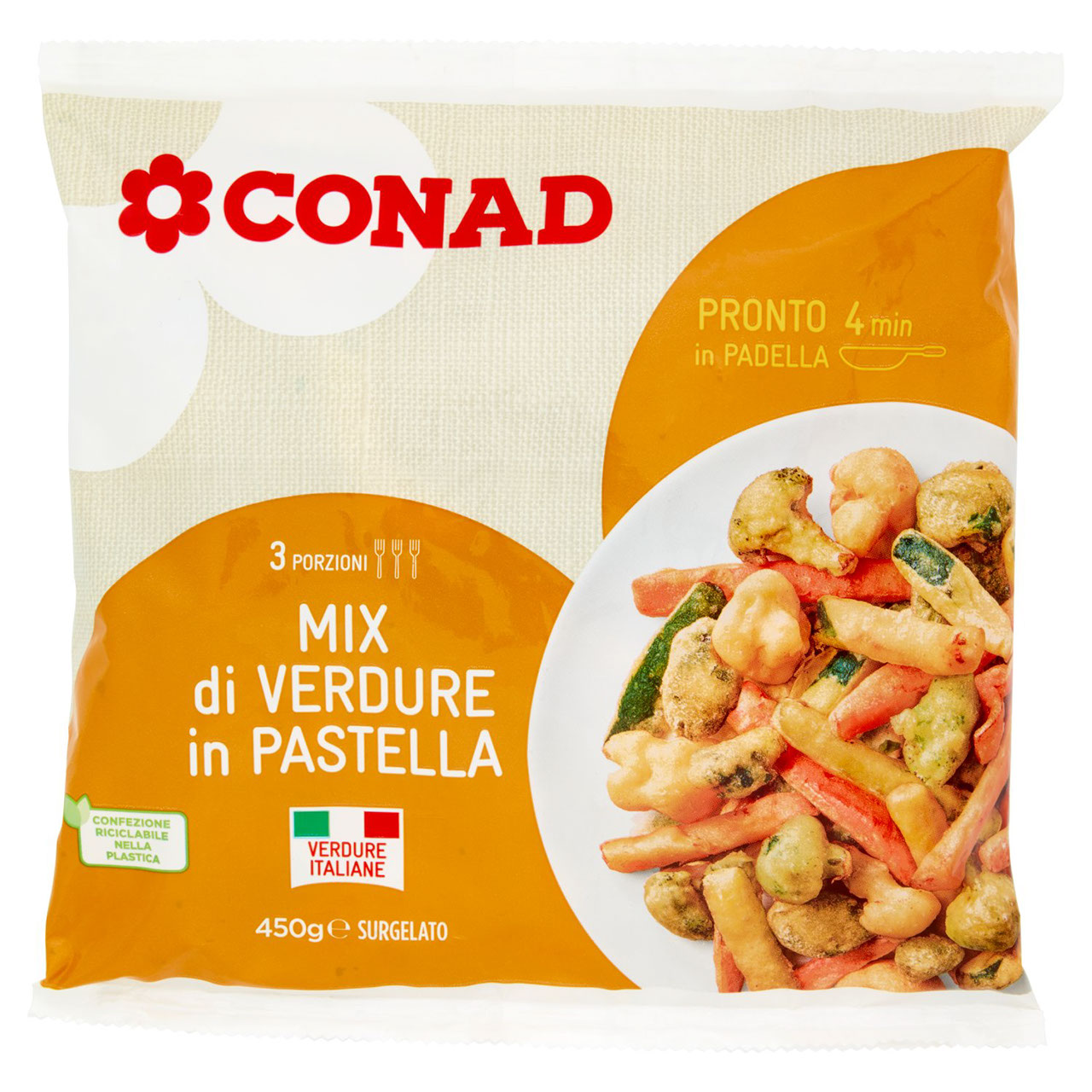 Mix di Verdure in Pastella Surgelato Conad online | Conad
