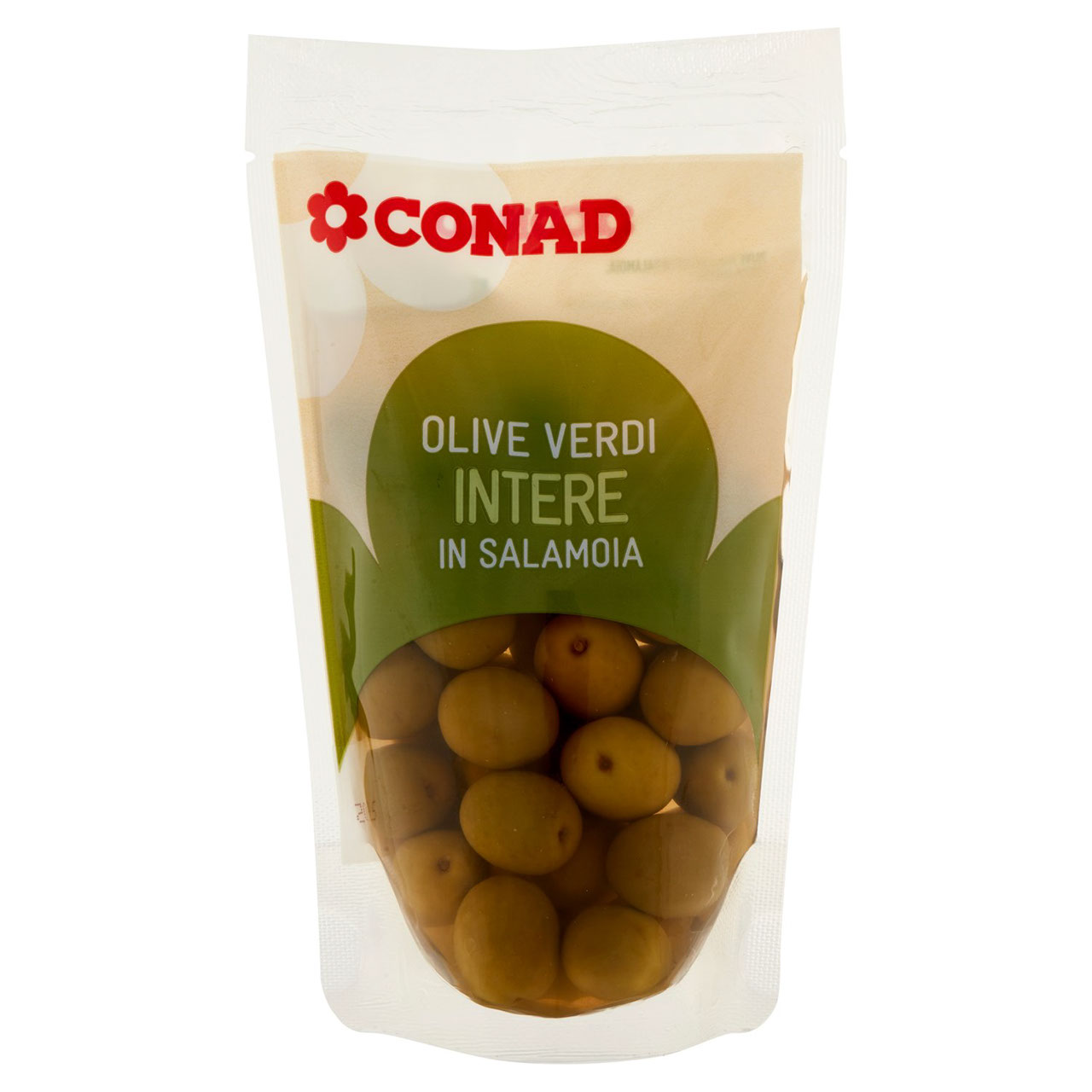 Olive Verdi Intere in Salamoia 185 g Conad | Conad
