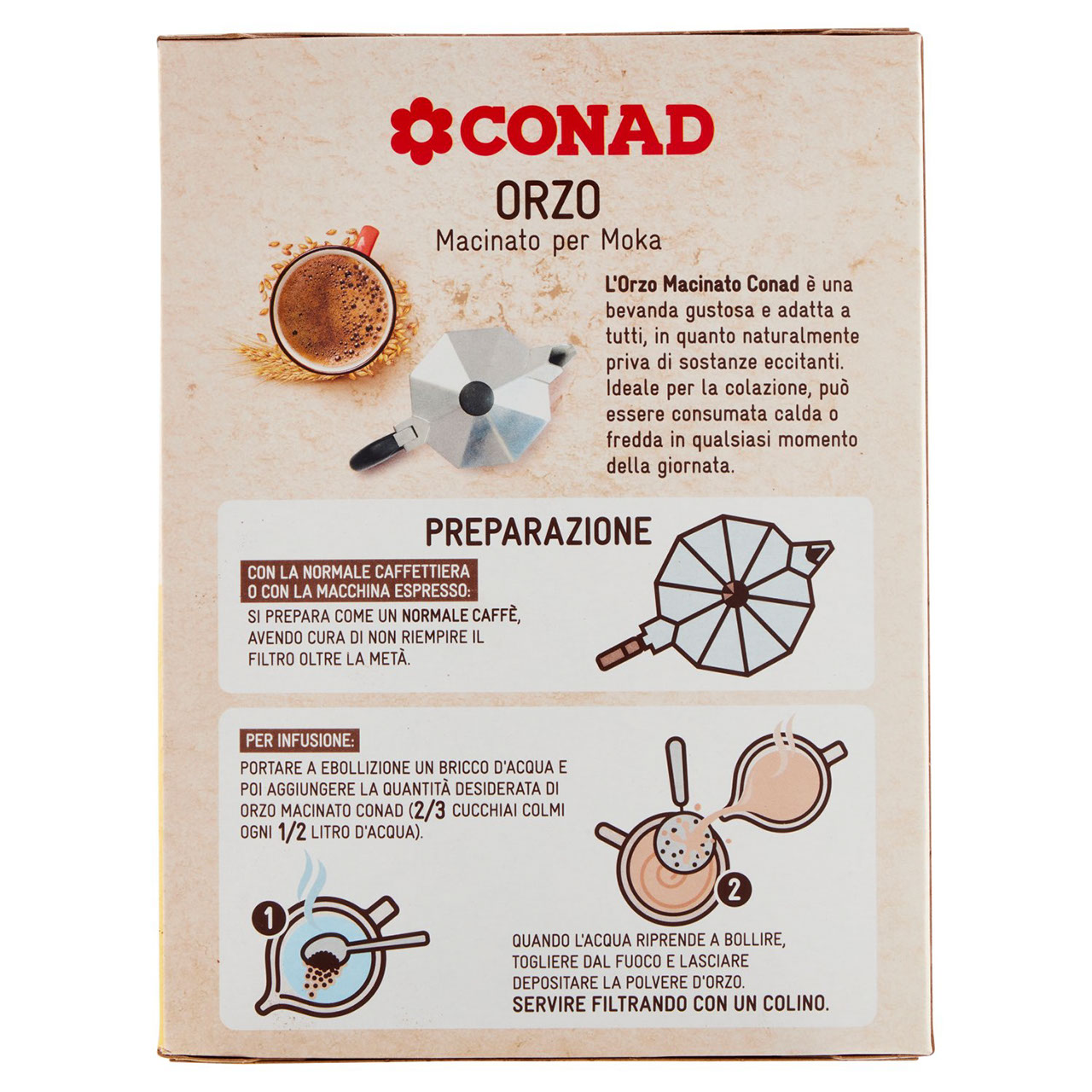 Orzo macinato g. 500 Conad in vendita online | Conad