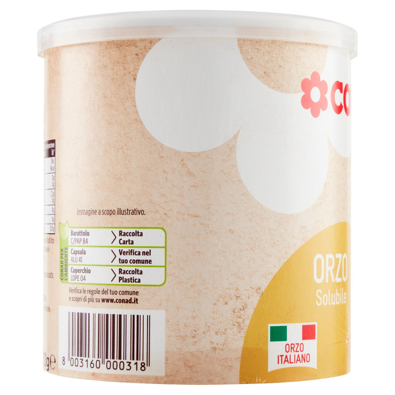 Orzo Solubile 120 g Conad in vendita online | Conad