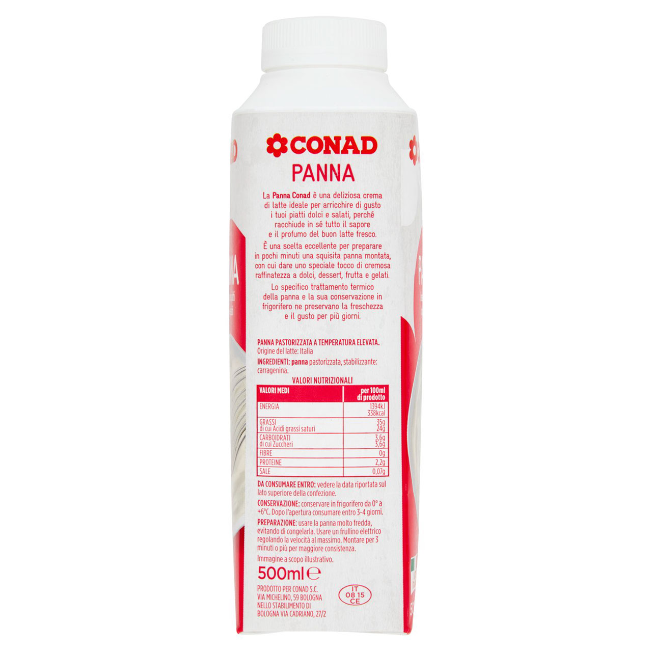 Panna 500 ml Conad in vendita online | Conad