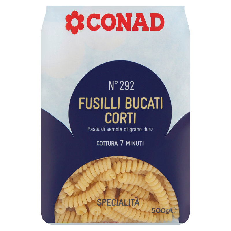Pasta di Semola Fusilli Bucati Corti Conad | Conad