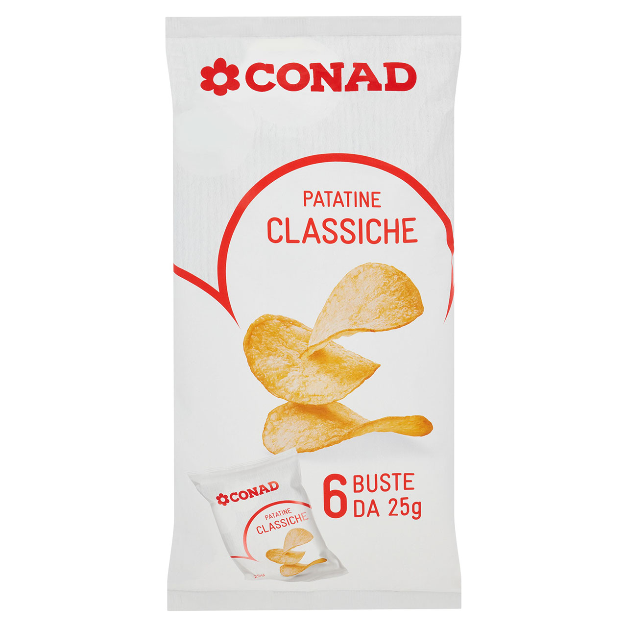 Patatine 150 g - (25 g x 6) Conad | Conad