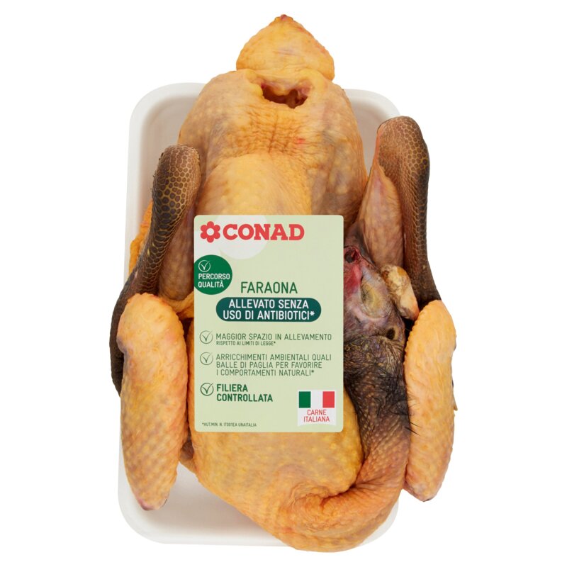 Faraona Tradizionale Allevata Senza Antibiotici 1.4kg Conad In Vendita ...