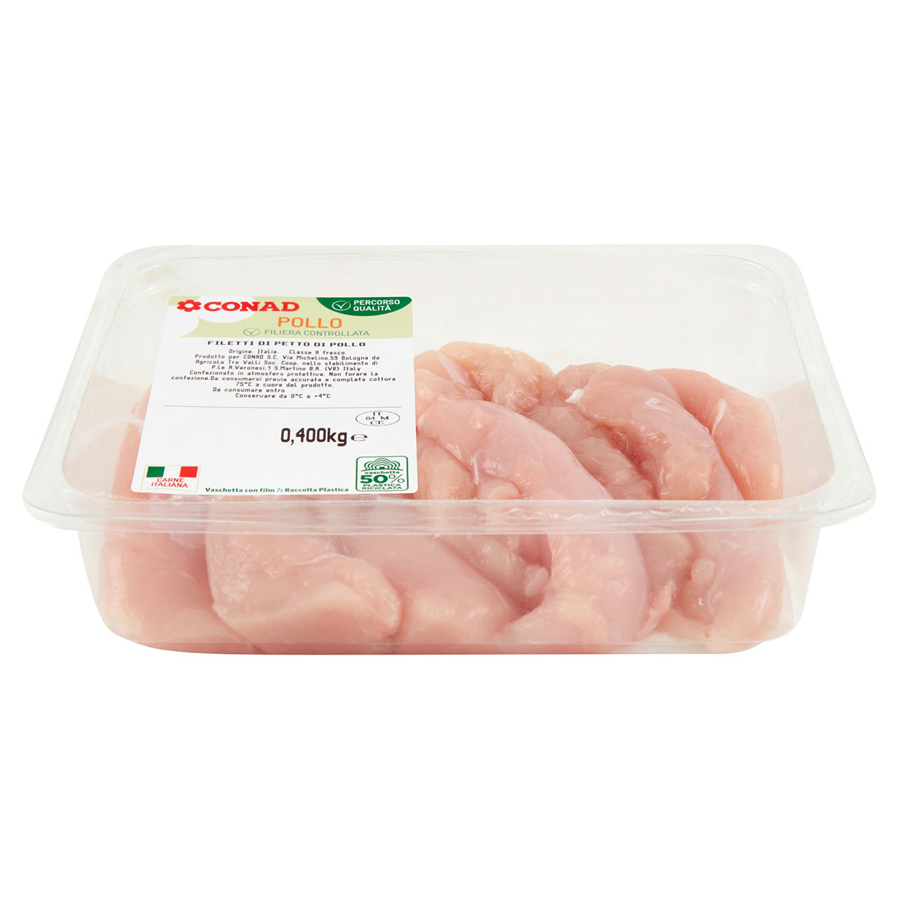 Filetti di Petto di Pollo 0,400 kg Conad online | Conad