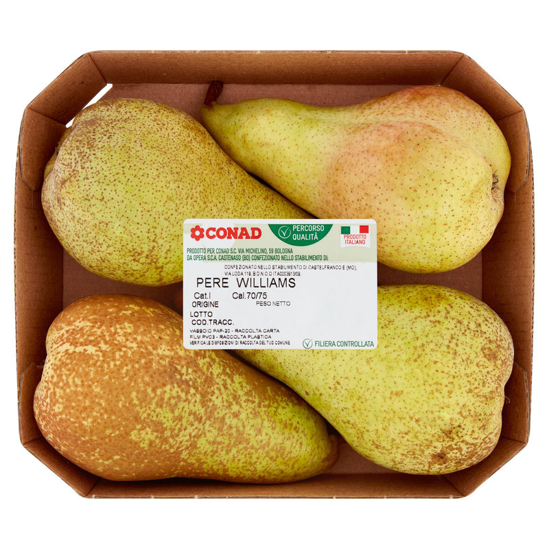 Pere Williams Italia Cal. 70/75 750 g Conad online | Conad